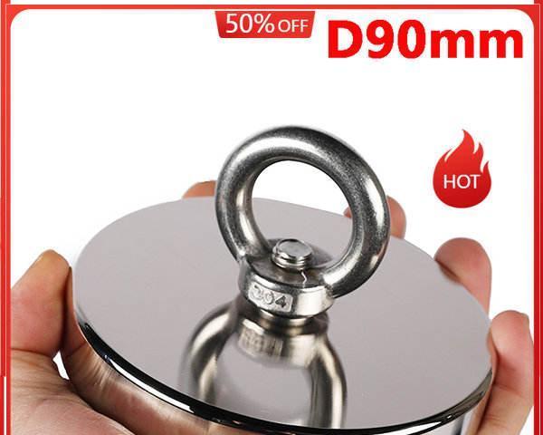 Search Magnetic Pot KNJ20- 90 Strong Neodymium Magnet 300KG Powerful ...